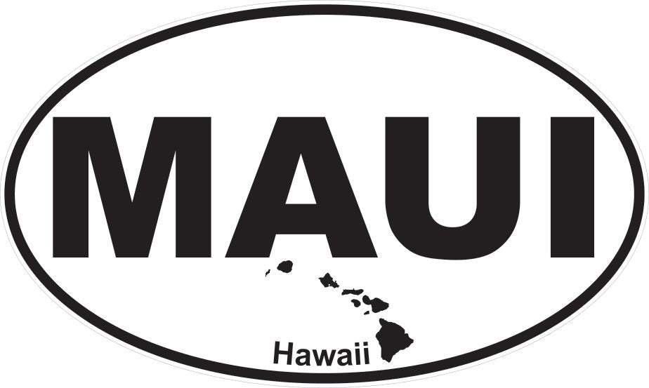 Maui Destination Decals– Rubber Stamp Plantation