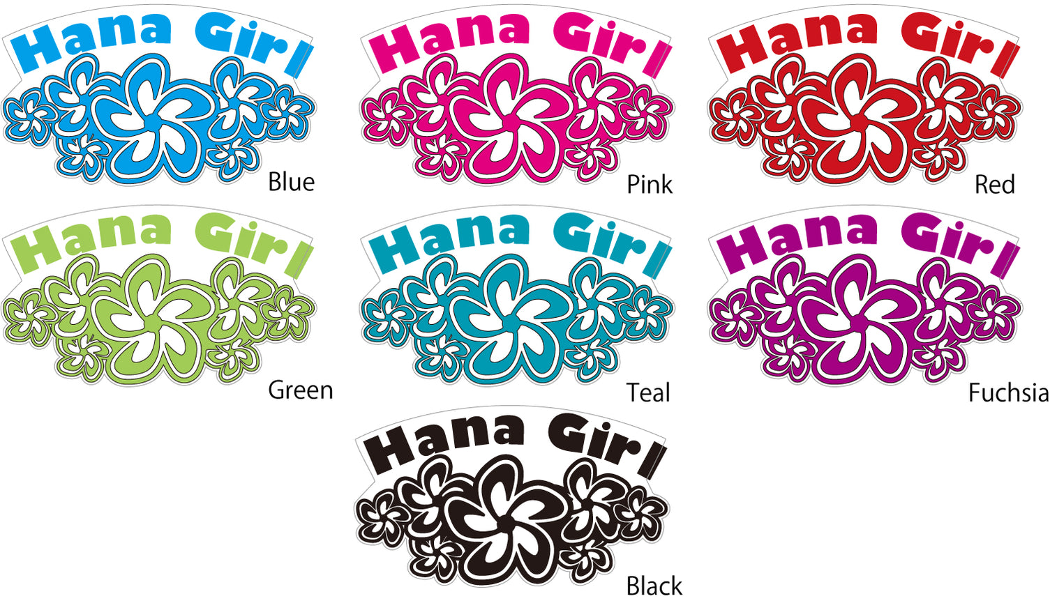 Hana Girl Decals– Rubber Stamp Plantation