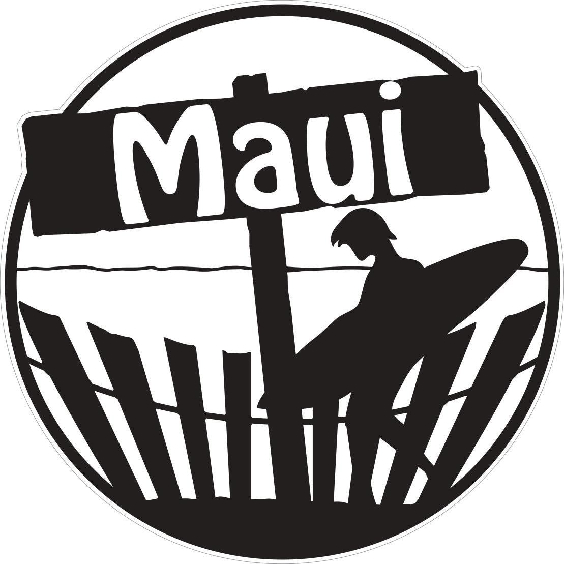 Surf Maui Decals– Rubber Stamp Plantation
