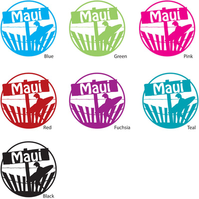 Surf Maui Decals– Rubber Stamp Plantation