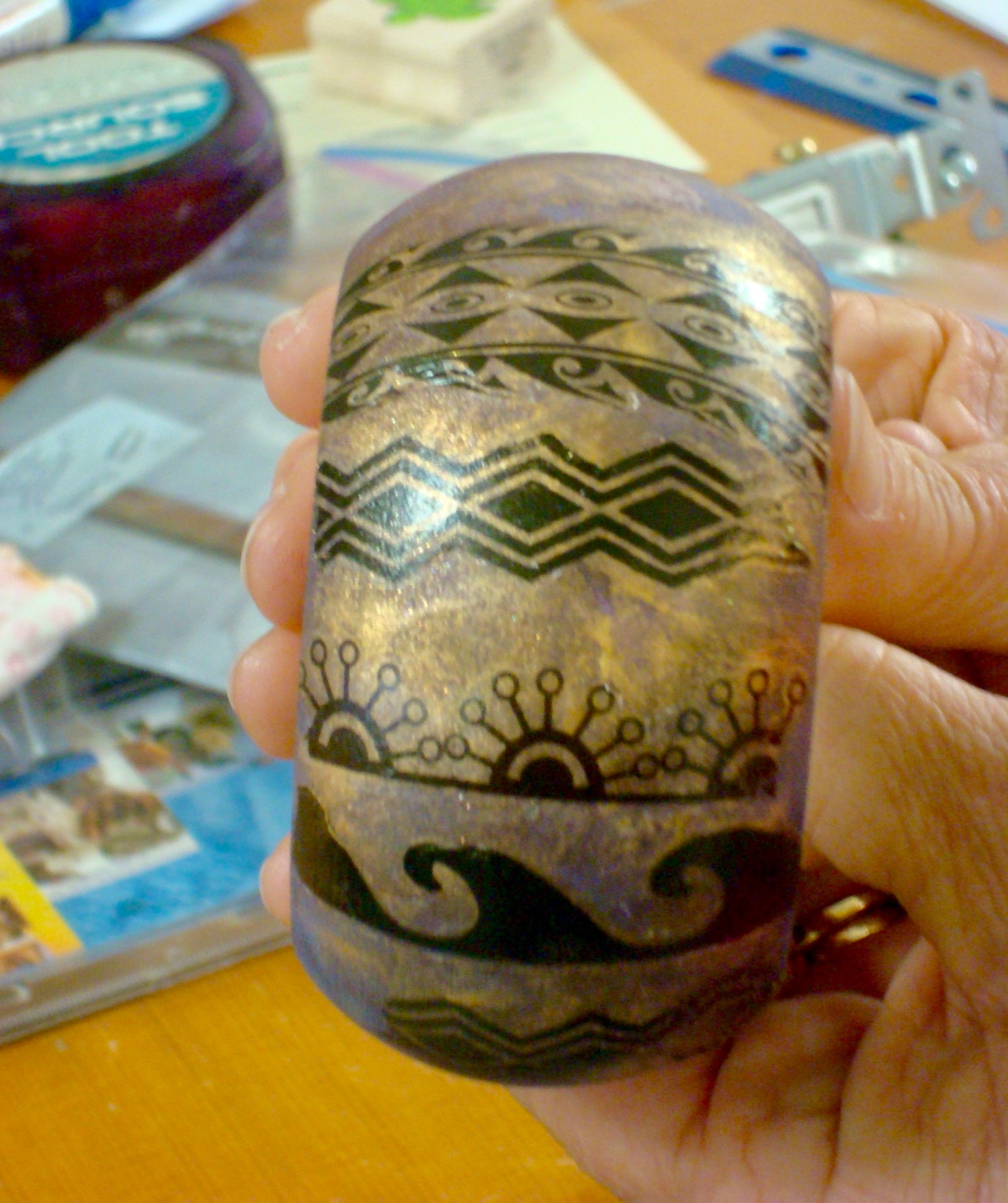T5 Mountain WaveTattoos #3005– Rubber Stamp Plantation