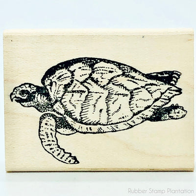 Honu (Sea Turtle) Stamp– Rubber Stamp Plantation