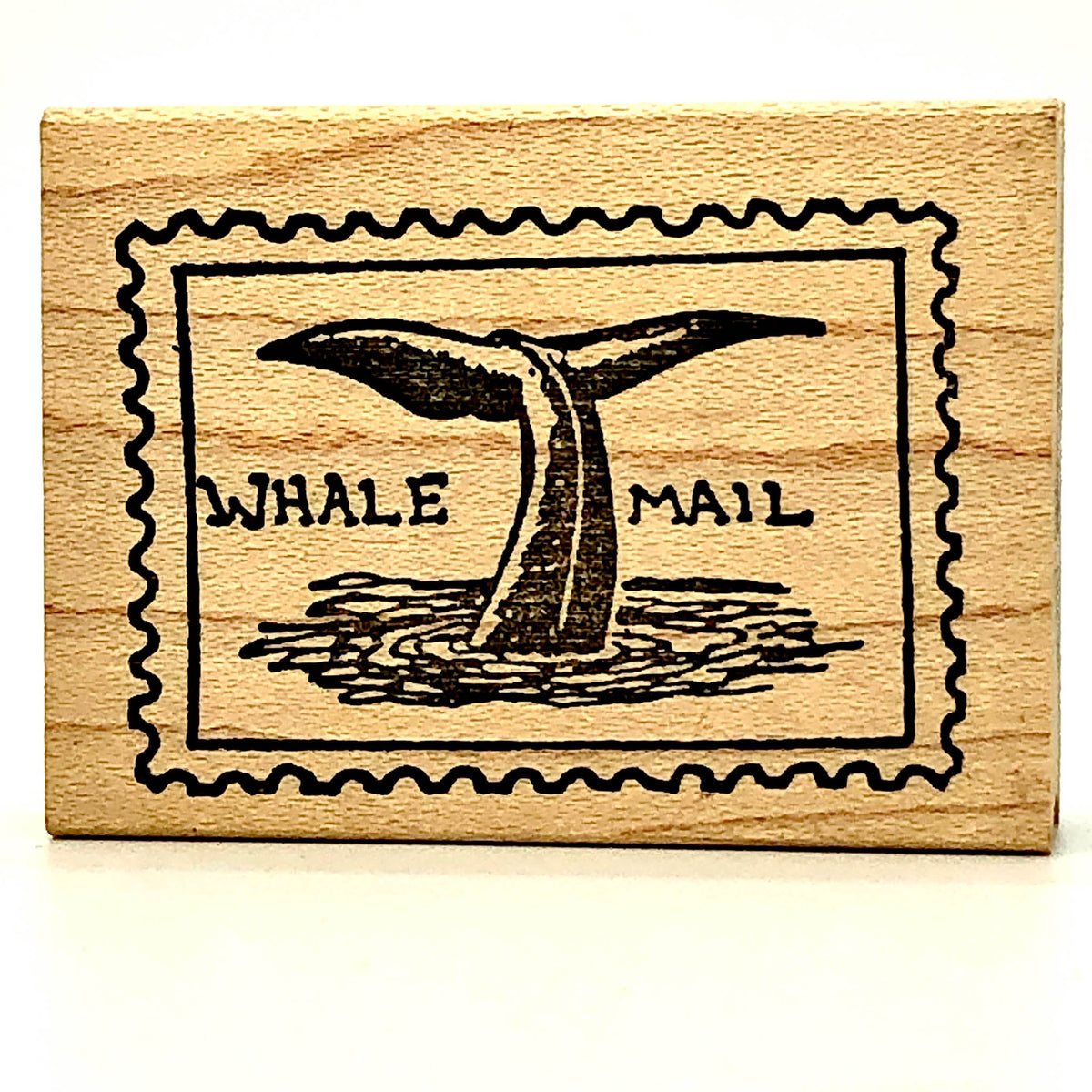 Whale Mail Stamp– Rubber Stamp Plantation