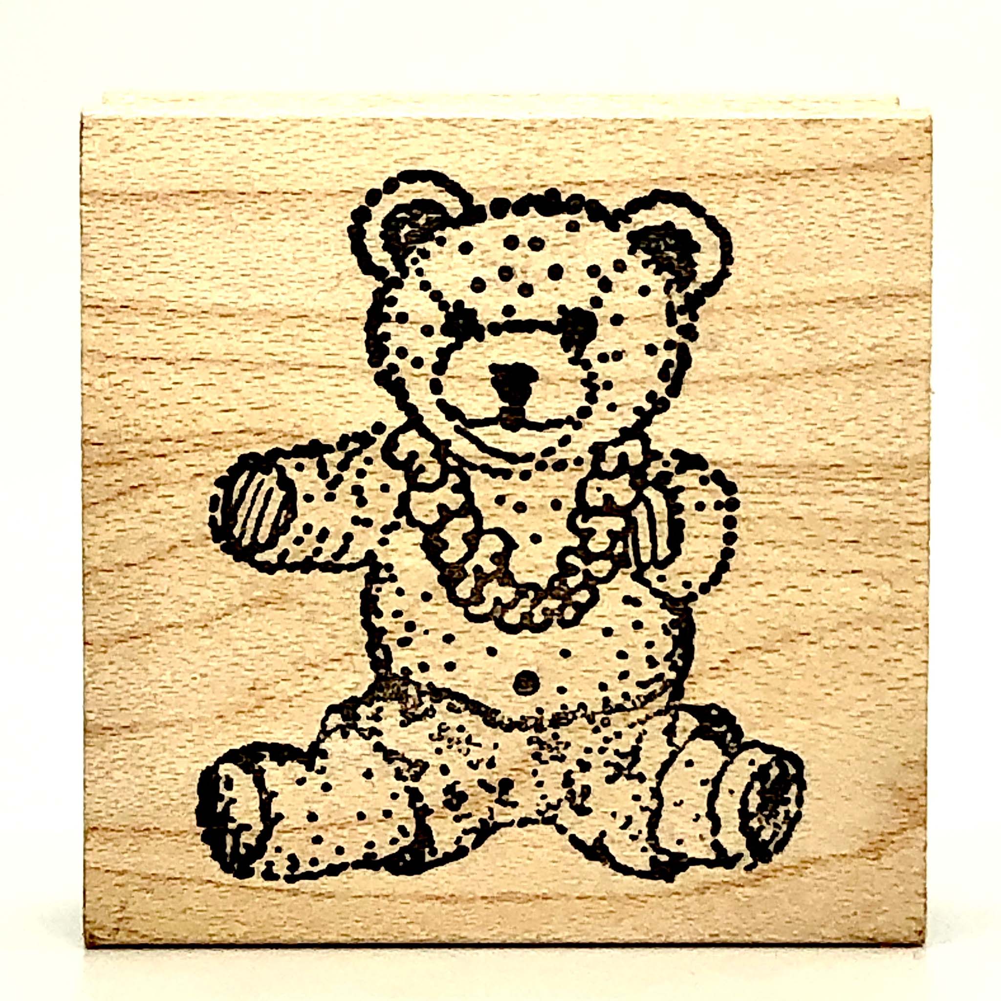Aloha Bear Stamp– Rubber Stamp Plantation