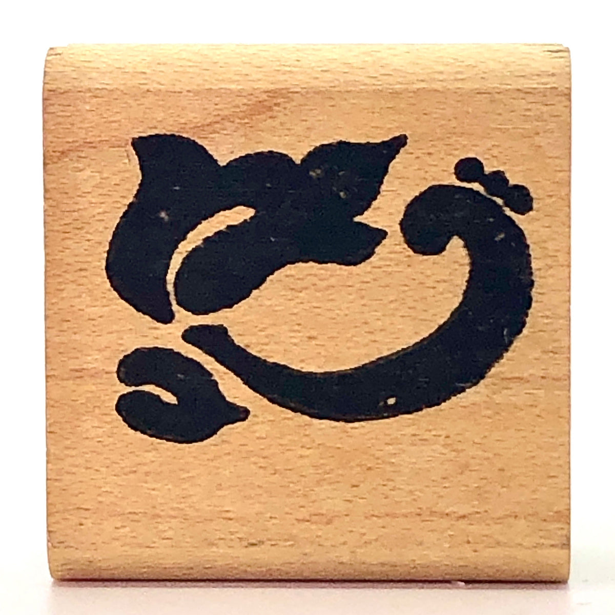 Retro Leaf Stamp– Rubber Stamp Plantation