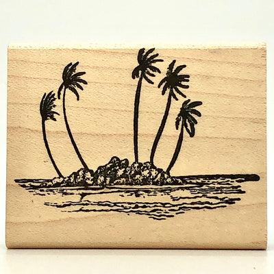 Coconut Island Stamp– Rubber Stamp Plantation