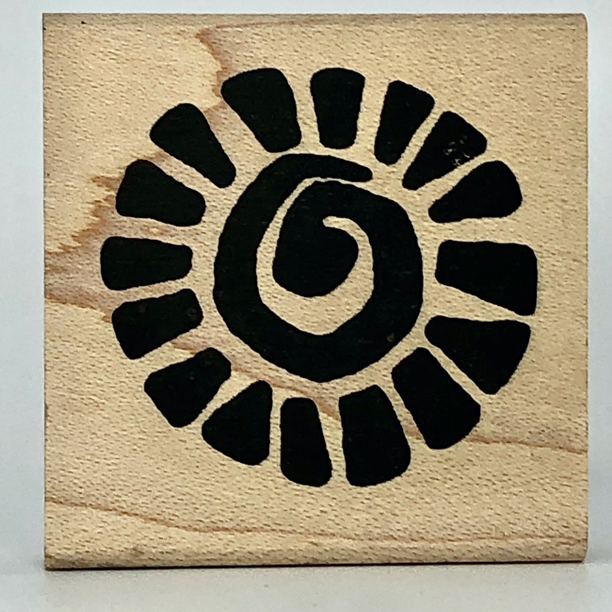 Swirl Sun Stamp– Rubber Stamp Plantation