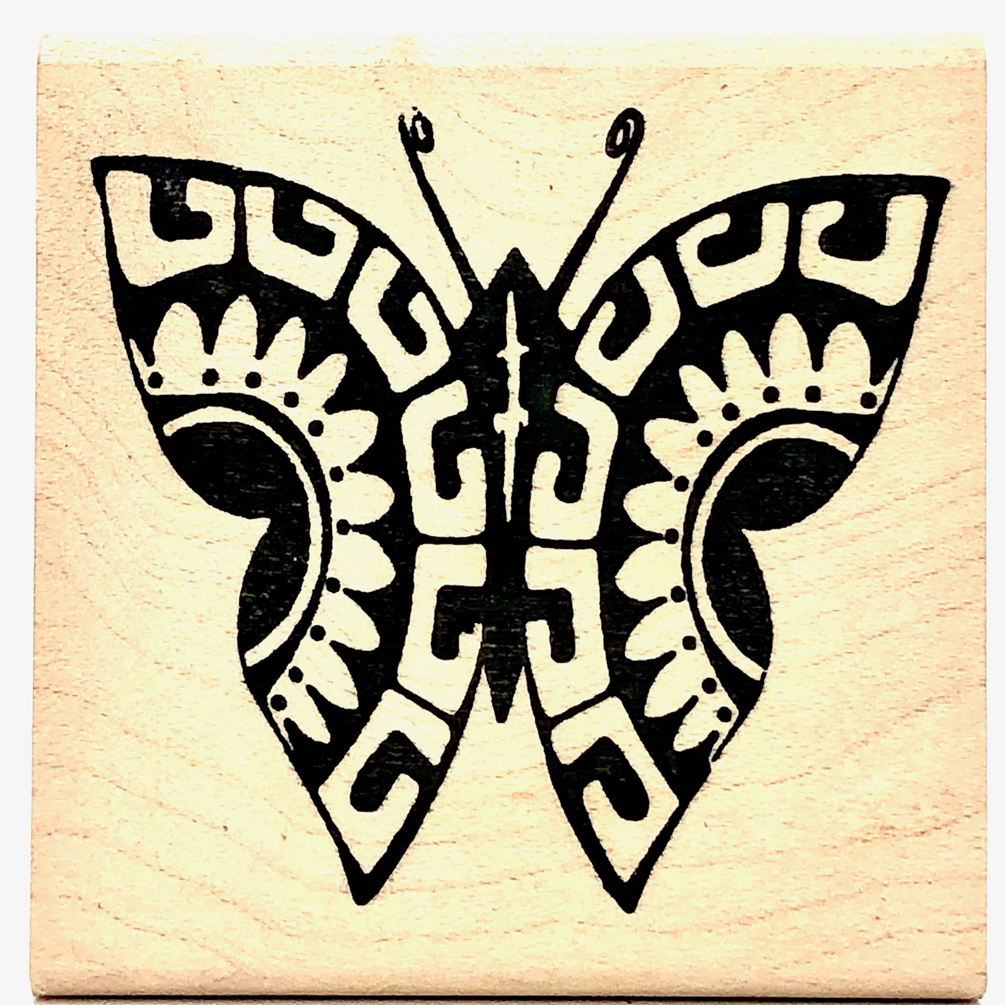 Tapa Butterfly Stamp– Rubber Stamp Plantation