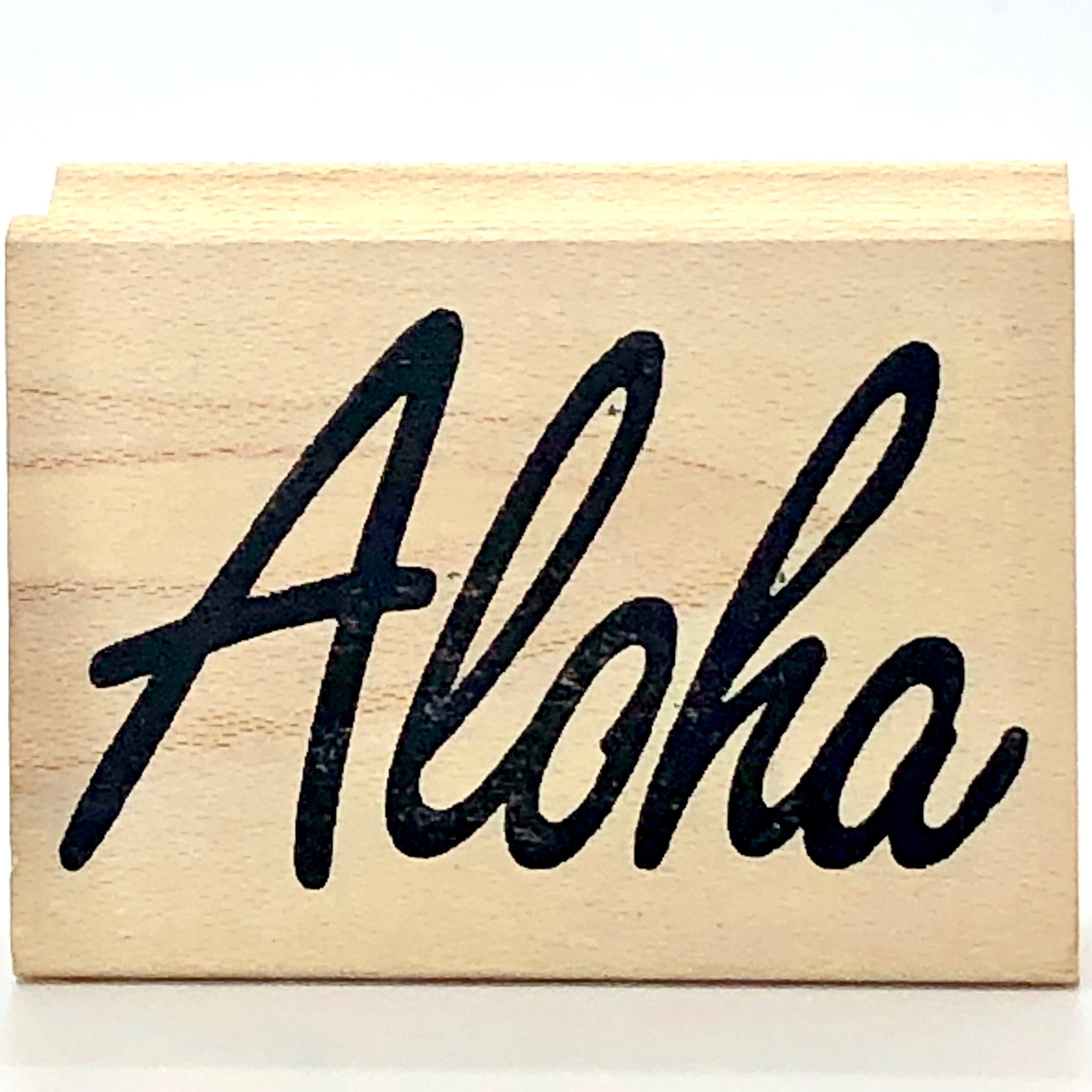 Fancy Aloha Stamp– Rubber Stamp Plantation