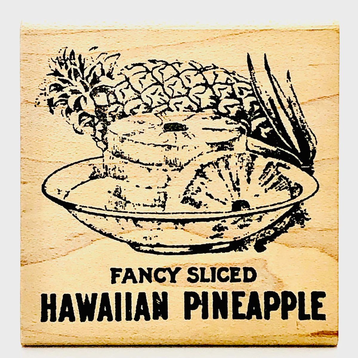 Fancy Sliced Pineapple Stamp– Rubber Stamp Plantation