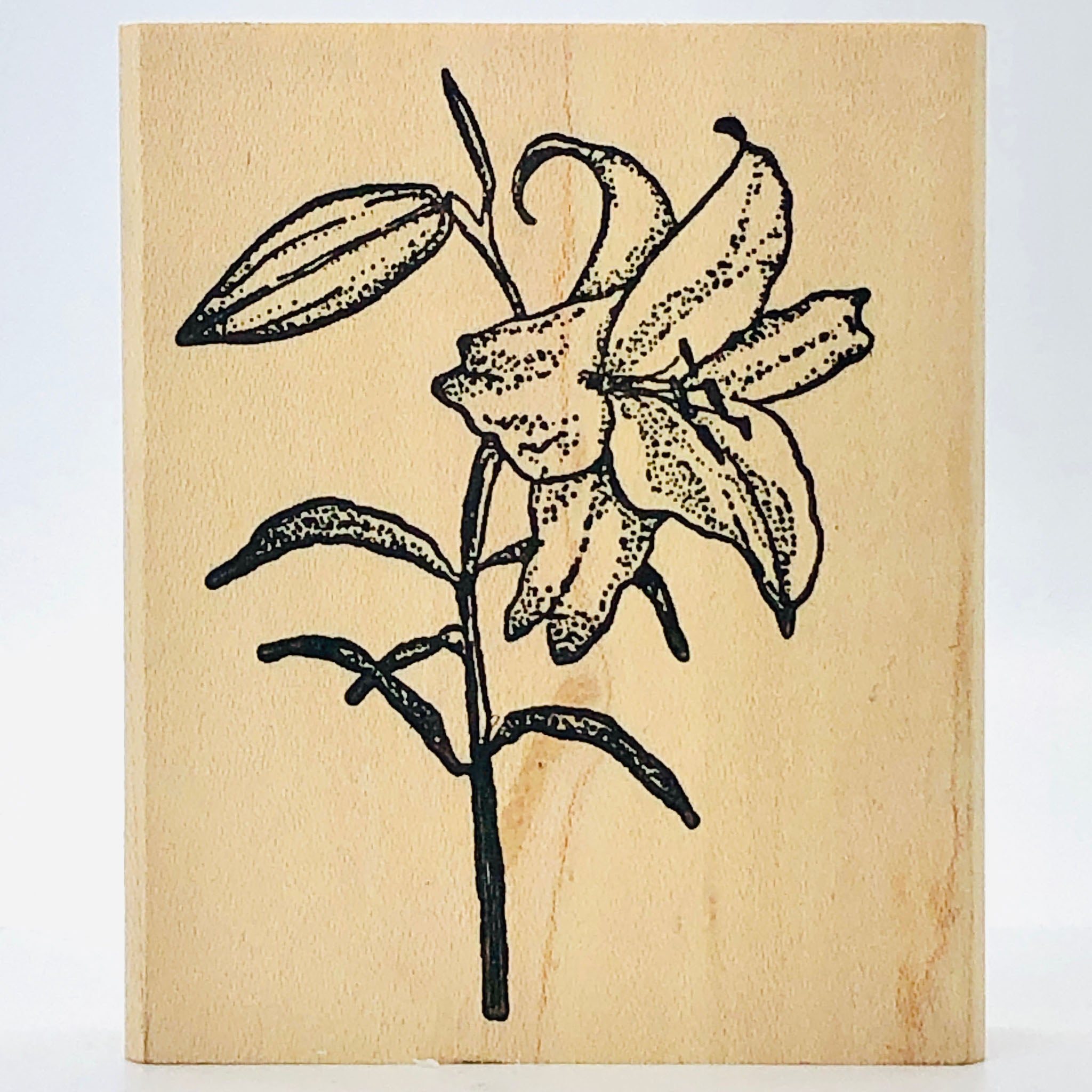 Tiger Lily Stamp– Rubber Stamp Plantation