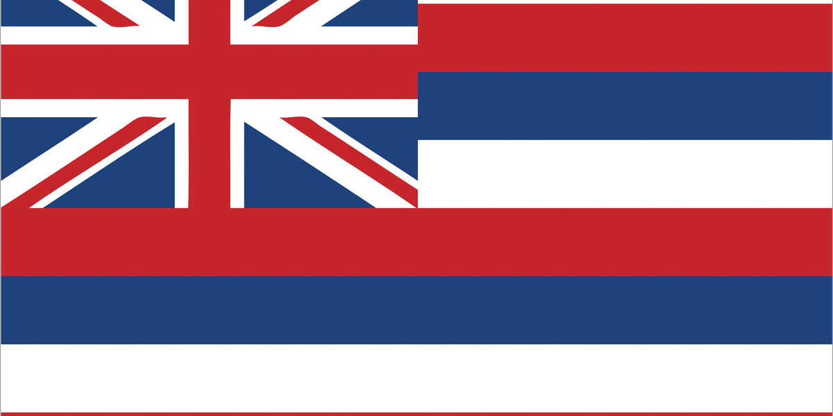Hawaiian Flag Decals– Rubber Stamp Plantation