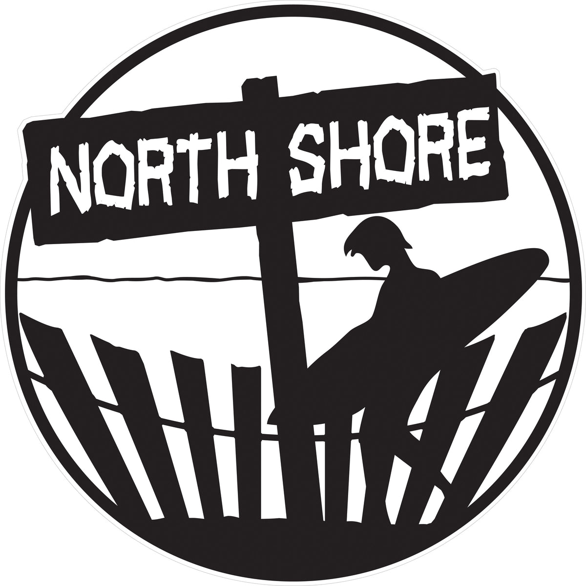 North Shore Surf Decals– Rubber Stamp Plantation