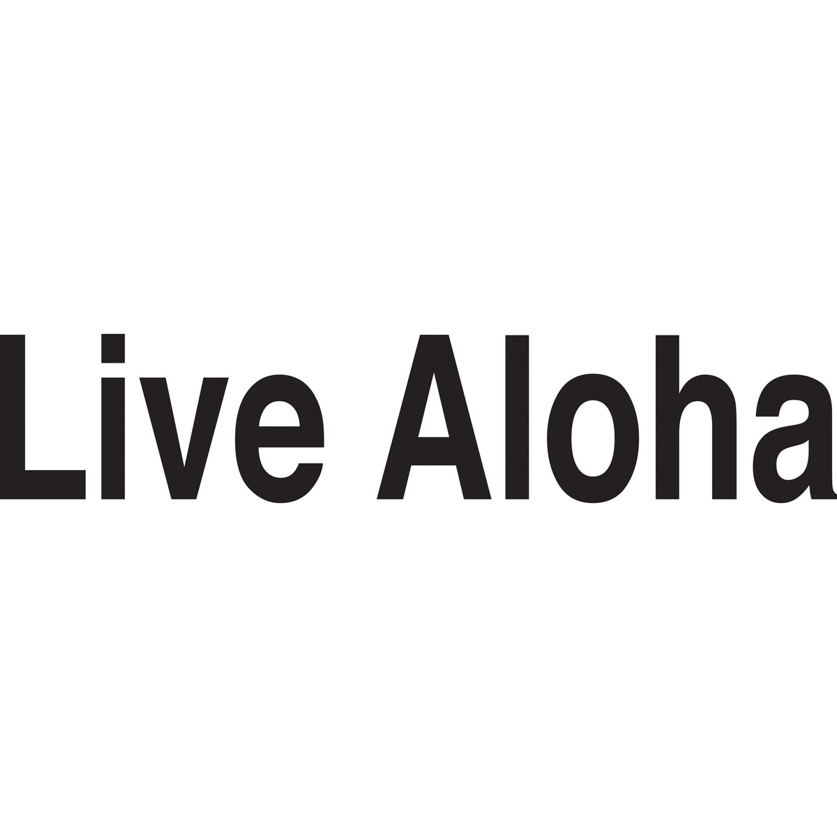 Live Aloha Decals– Rubber Stamp Plantation
