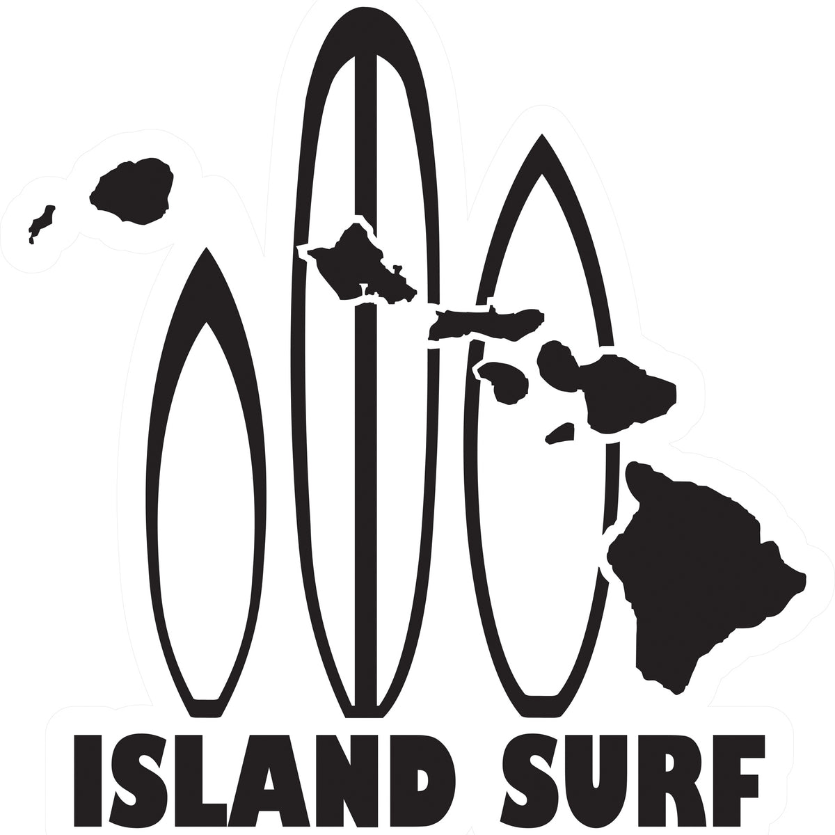 Island Surf Decals– Rubber Stamp Plantation