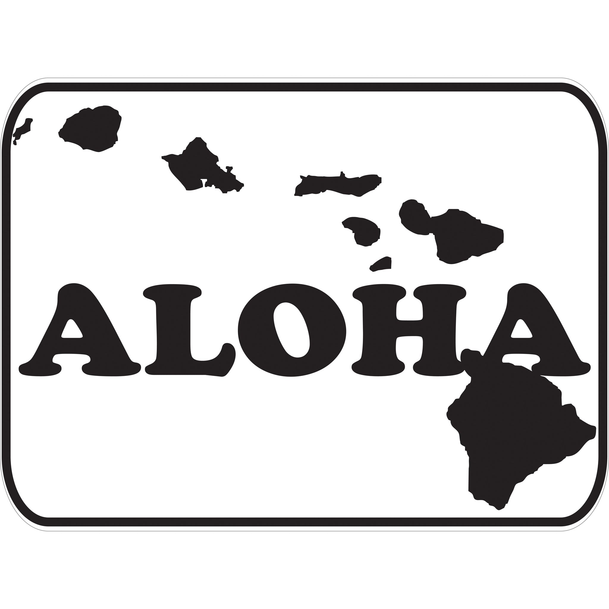 Aloha Islands Decals– Rubber Stamp Plantation
