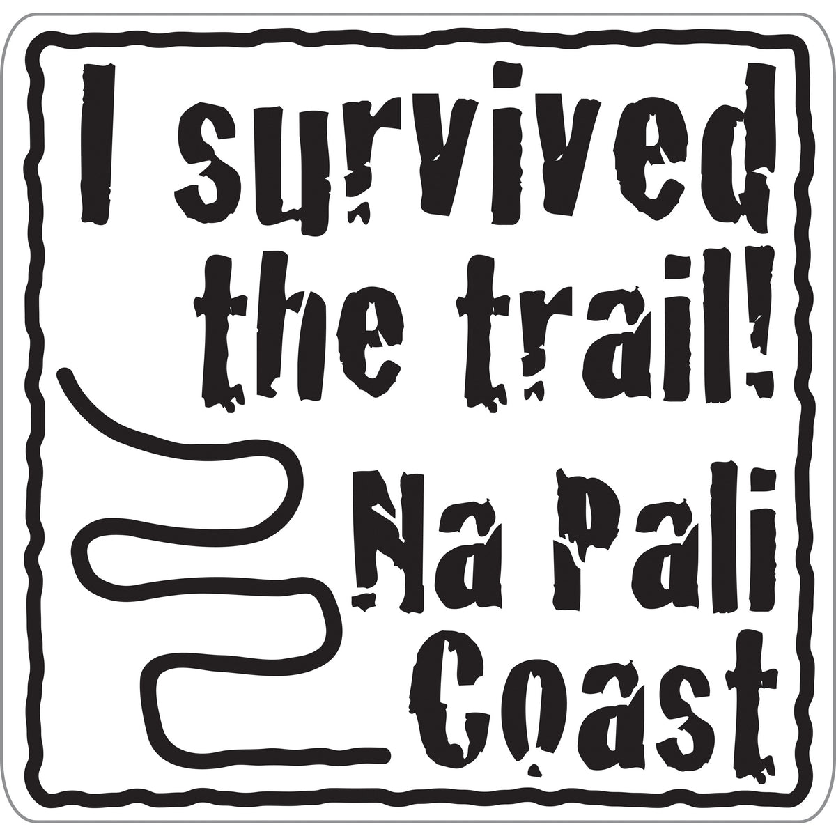 I Survivedl…Na Pali Coast Decals– Rubber Stamp Plantation
