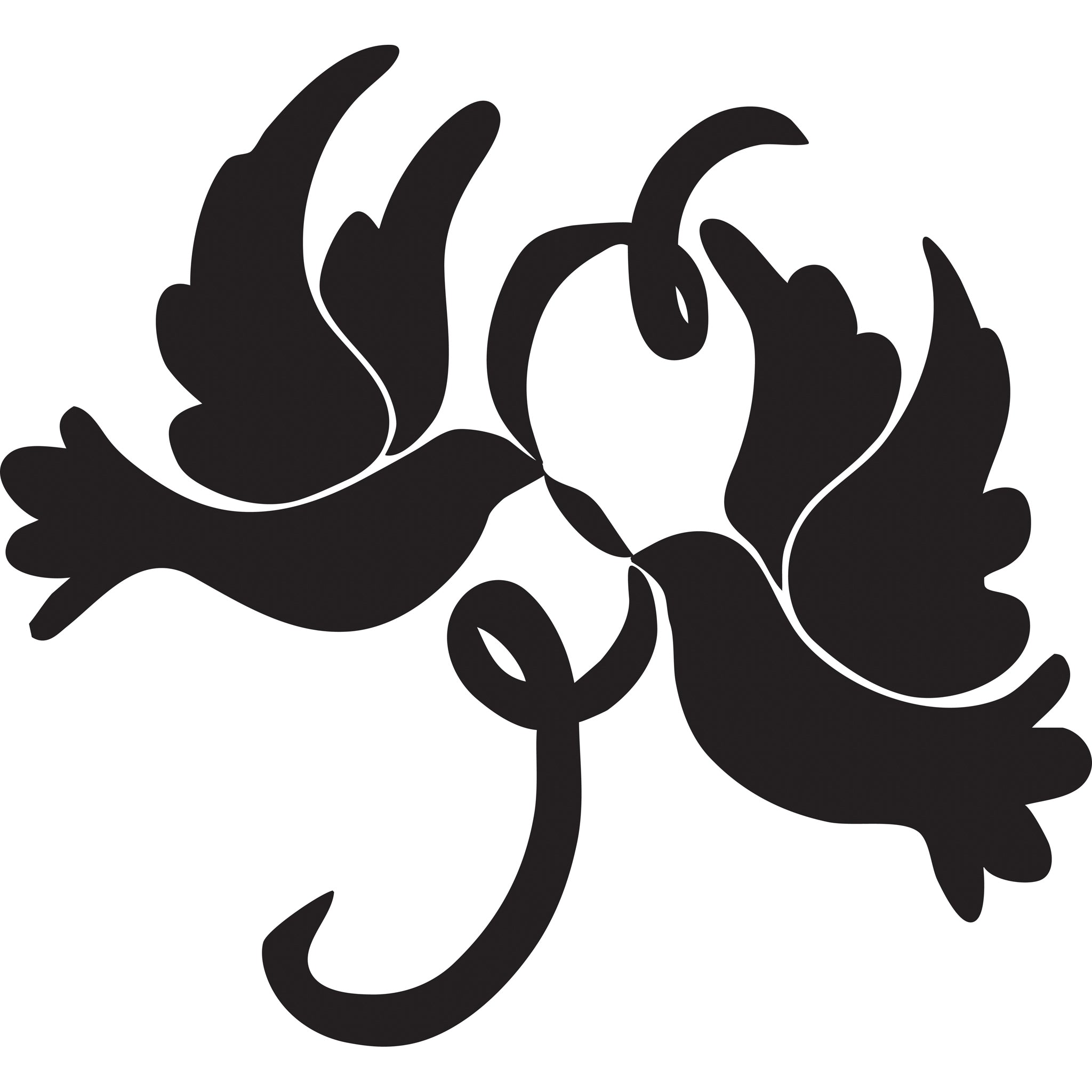 Doves Etch Stencil– Rubber Stamp Plantation