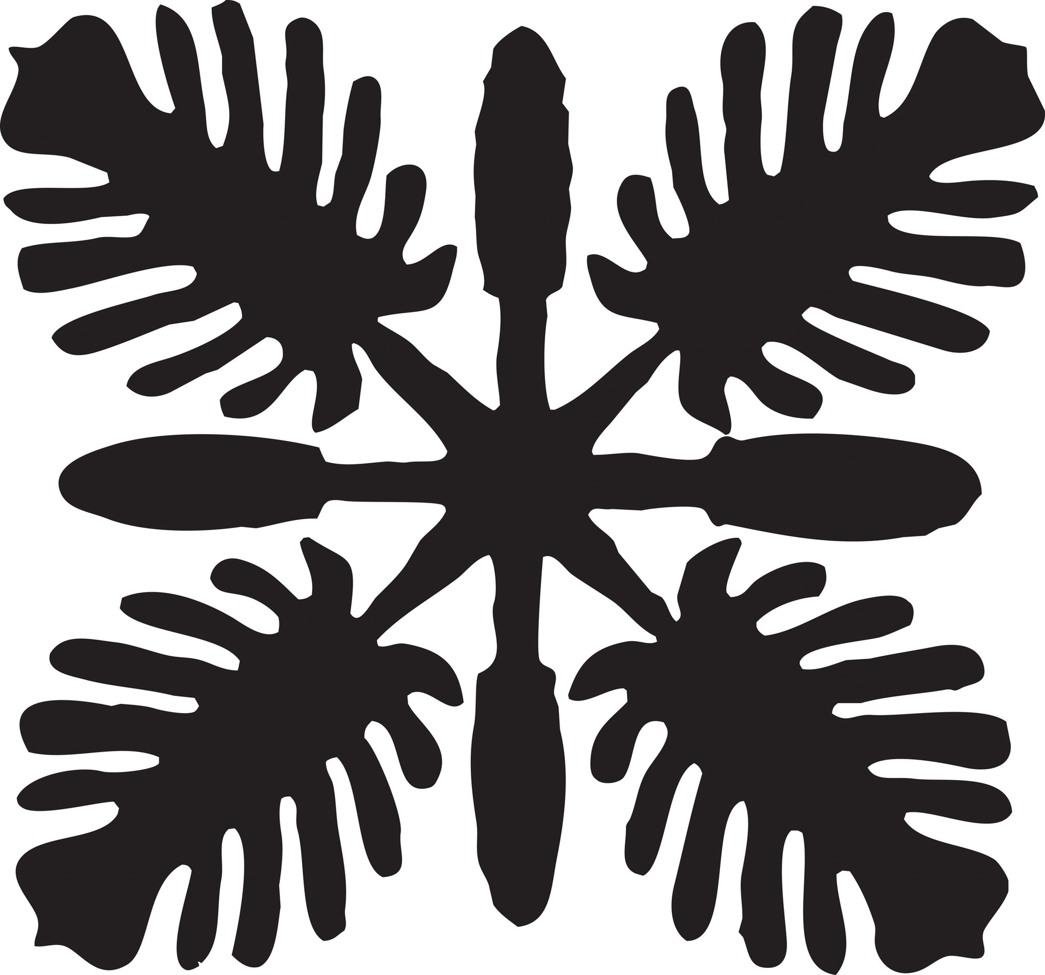 Monstera Quilt Etch Stencil– Rubber Stamp Plantation