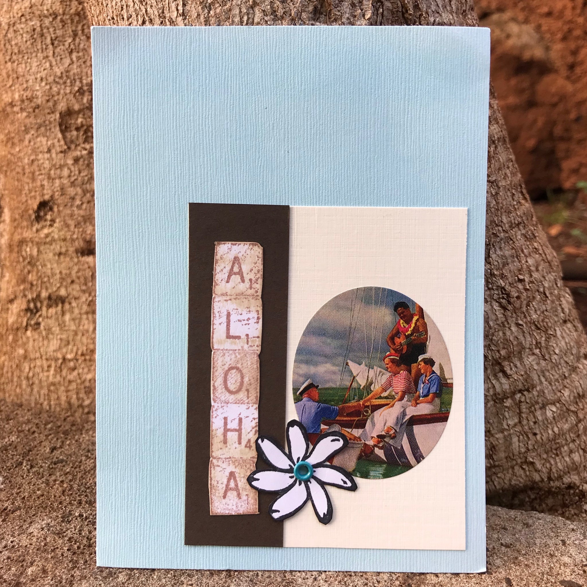 Scrabble Aloha Stamp– Rubber Stamp Plantation