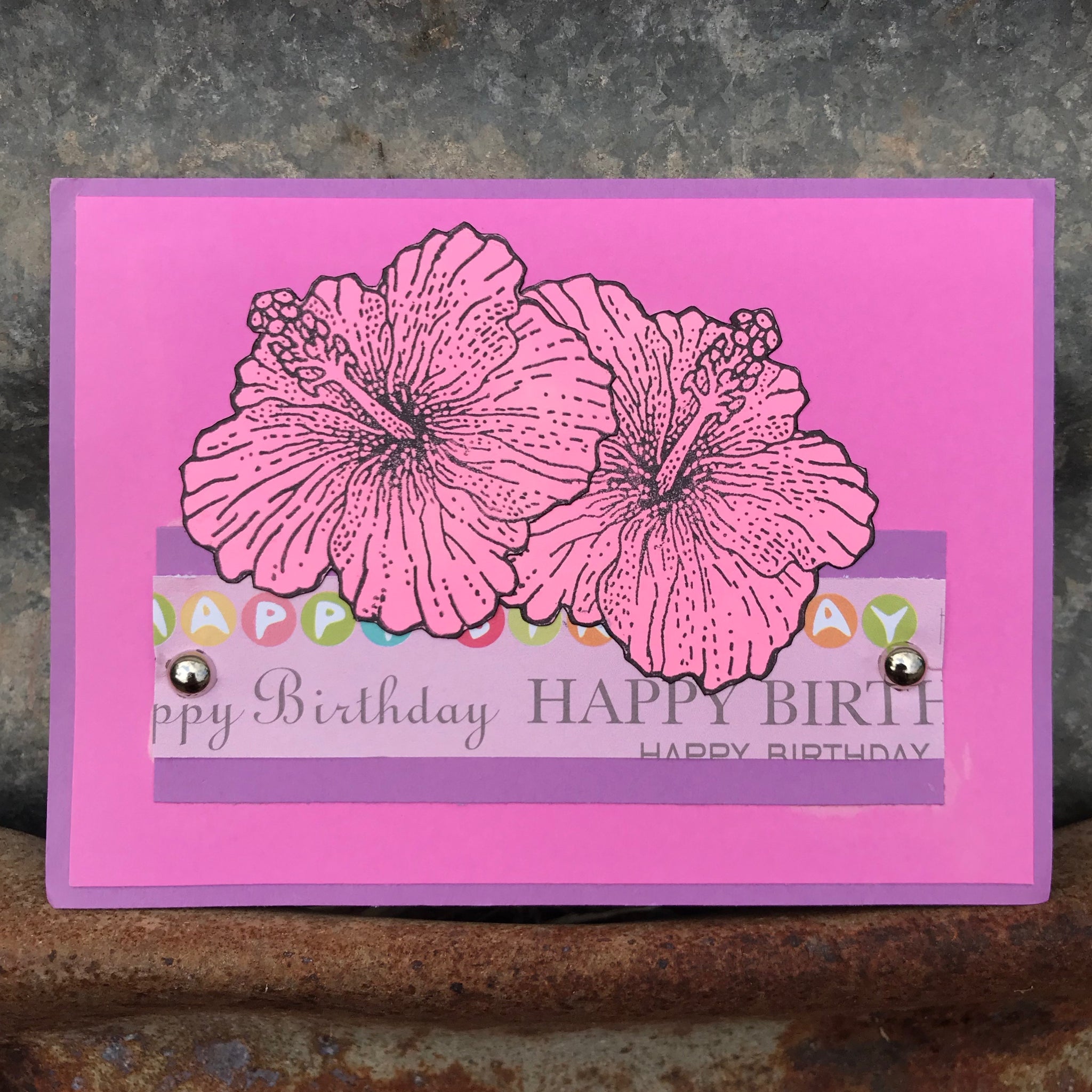 New Hibiscus Stamp– Rubber Stamp Plantation