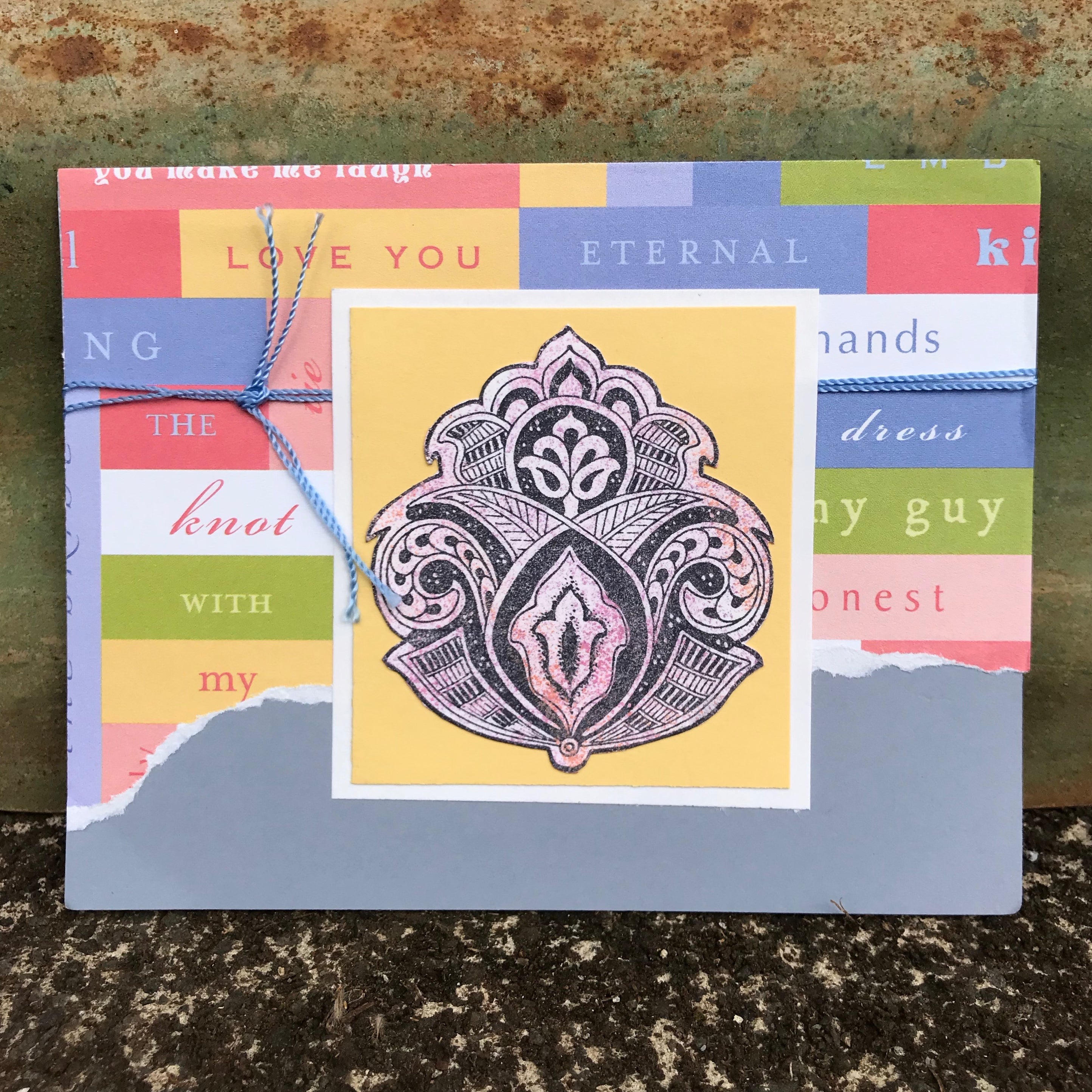 X-Large Leaf Mandala Stamp– Rubber Stamp Plantation