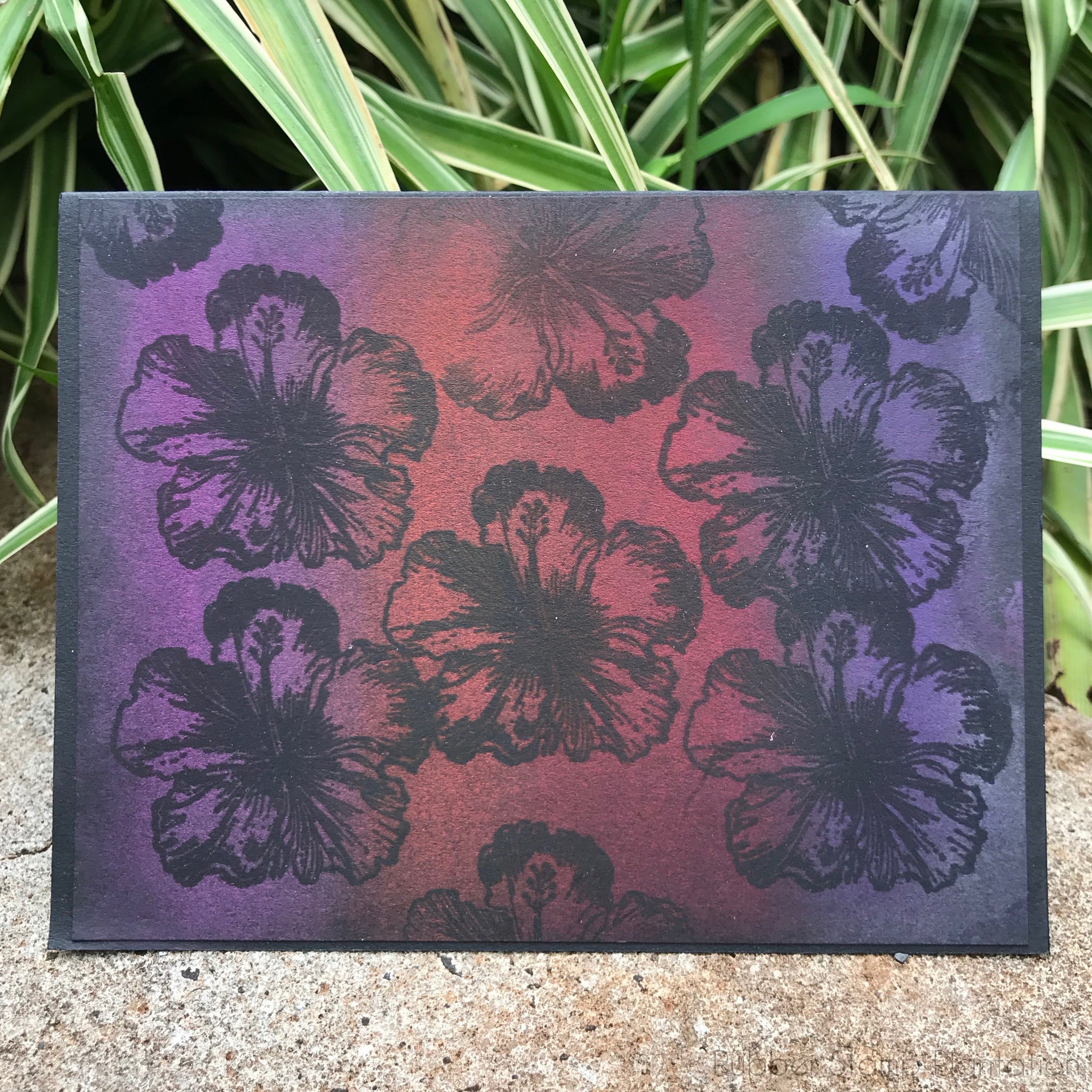 Hibiscus Stamp– Rubber Stamp Plantation