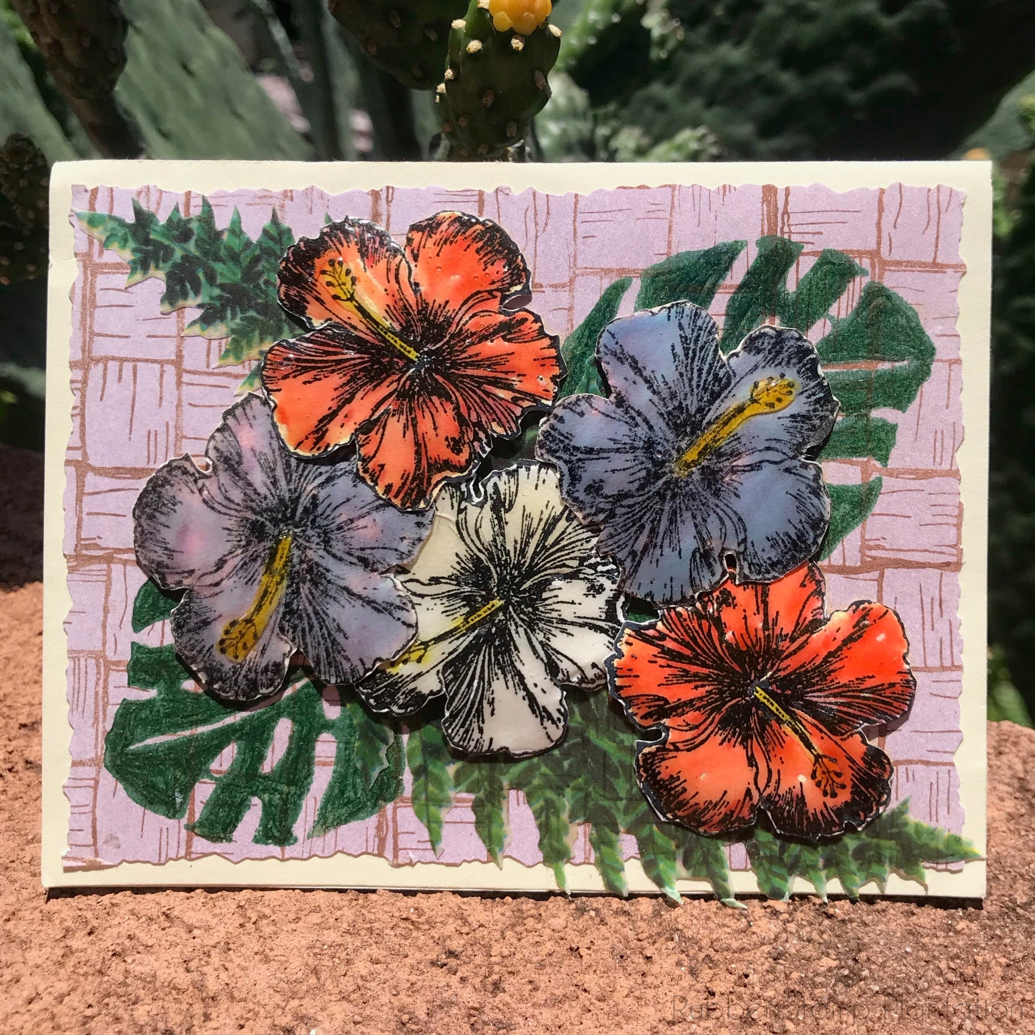Hibiscus Stamp– Rubber Stamp Plantation