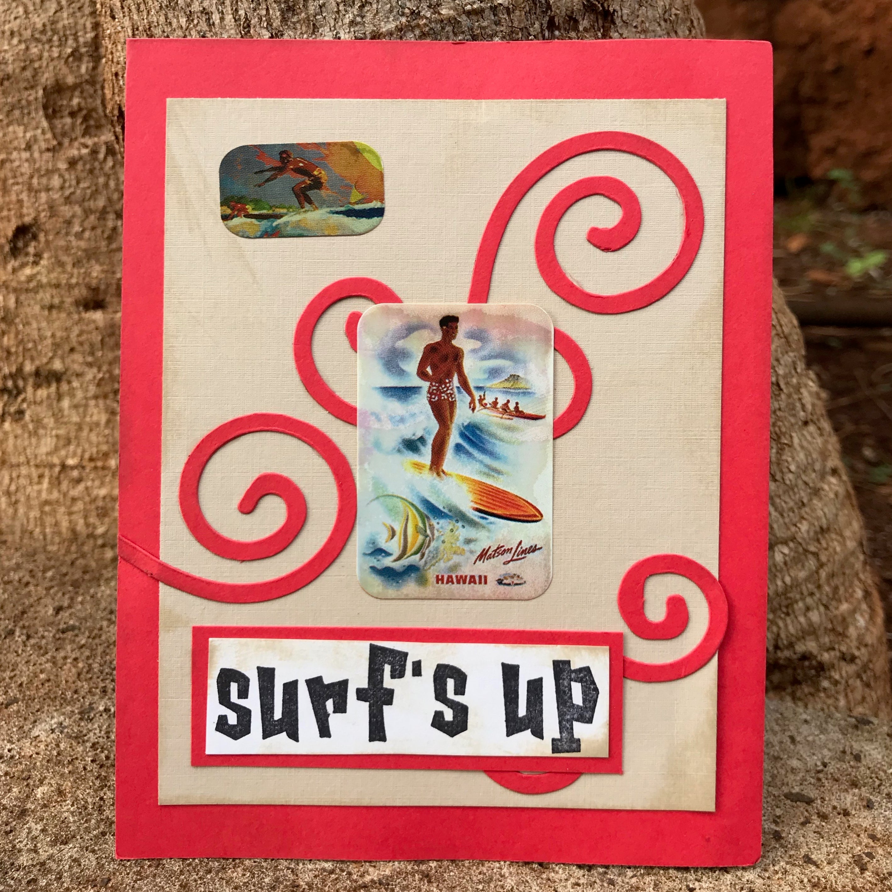 Surf's Up Stamp– Rubber Stamp Plantation