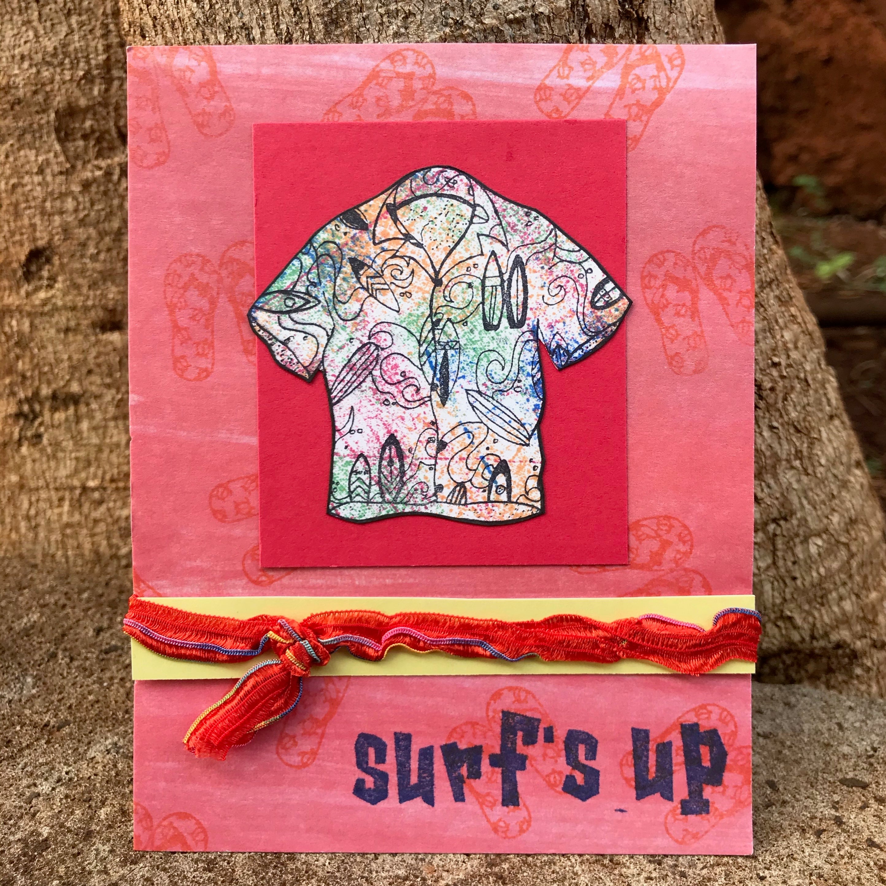 Surf's Up Stamp– Rubber Stamp Plantation