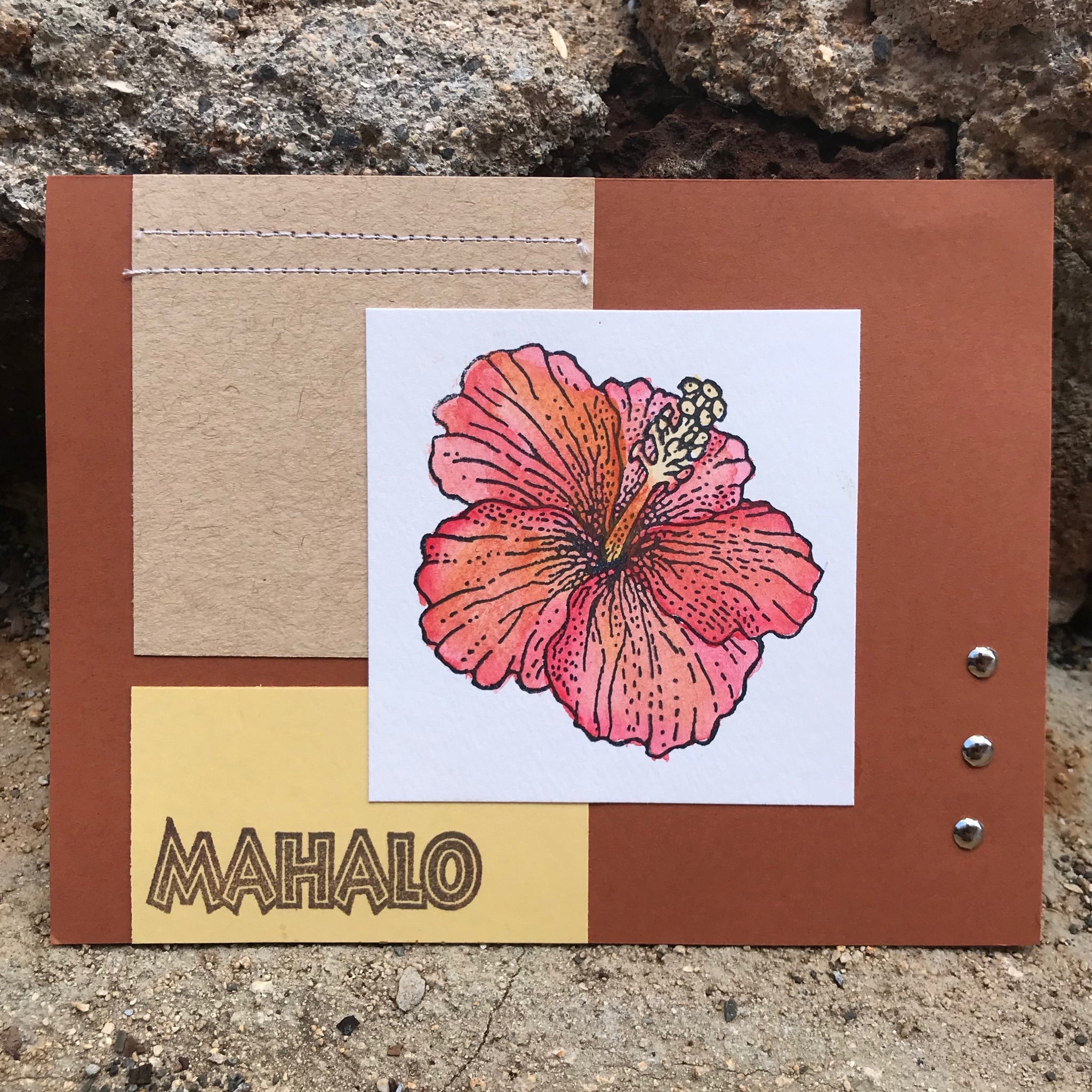 New Hibiscus Stamp– Rubber Stamp Plantation