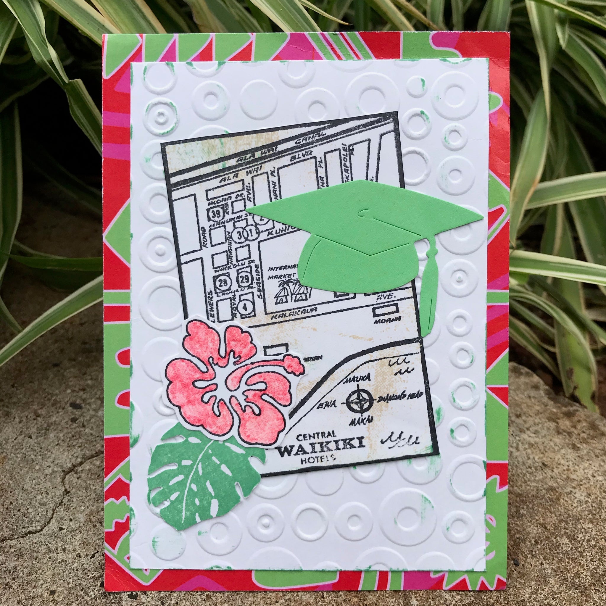 Small Open Hibiscus Stamp– Rubber Stamp Plantation