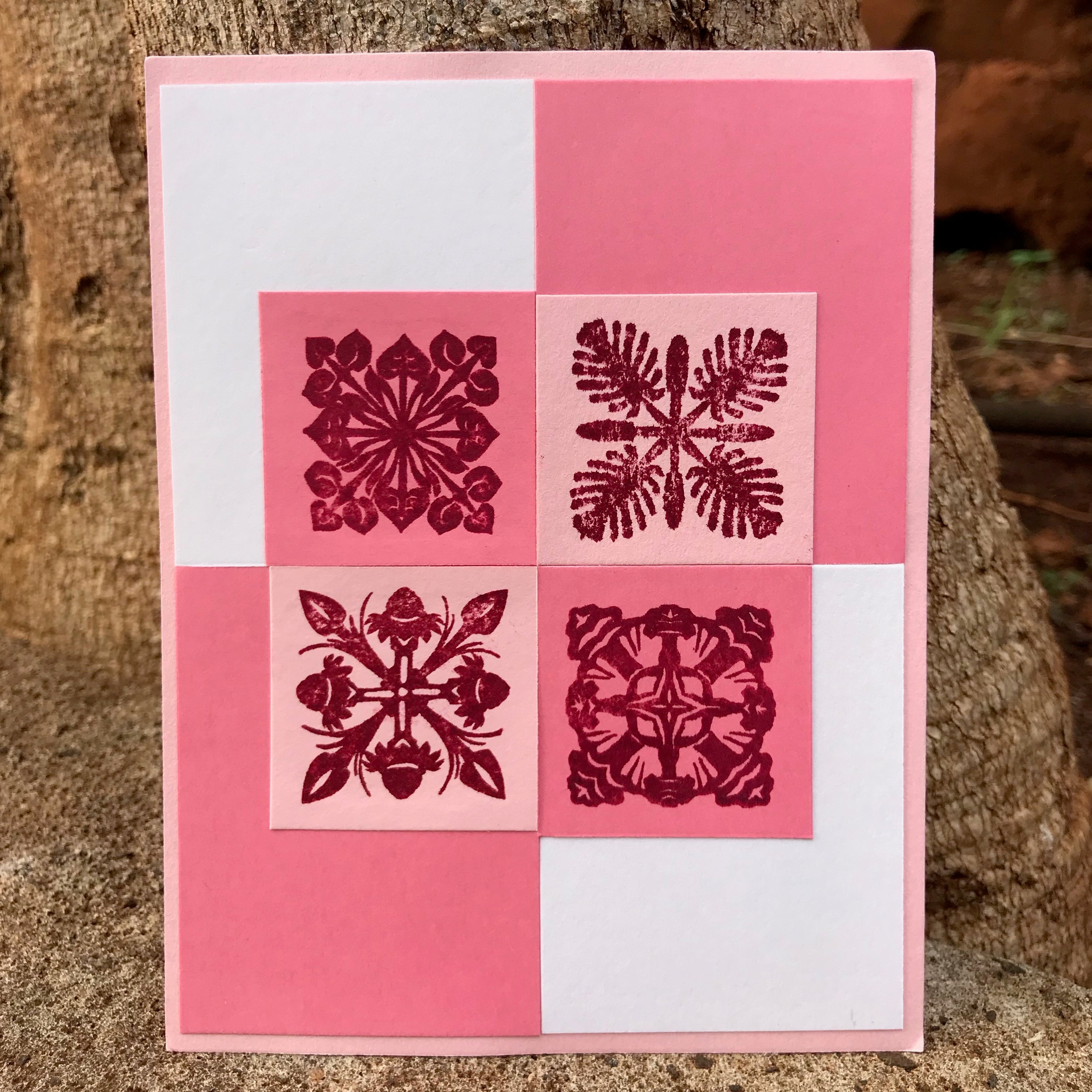 Small Anthurium Quit Stamp– Rubber Stamp Plantation