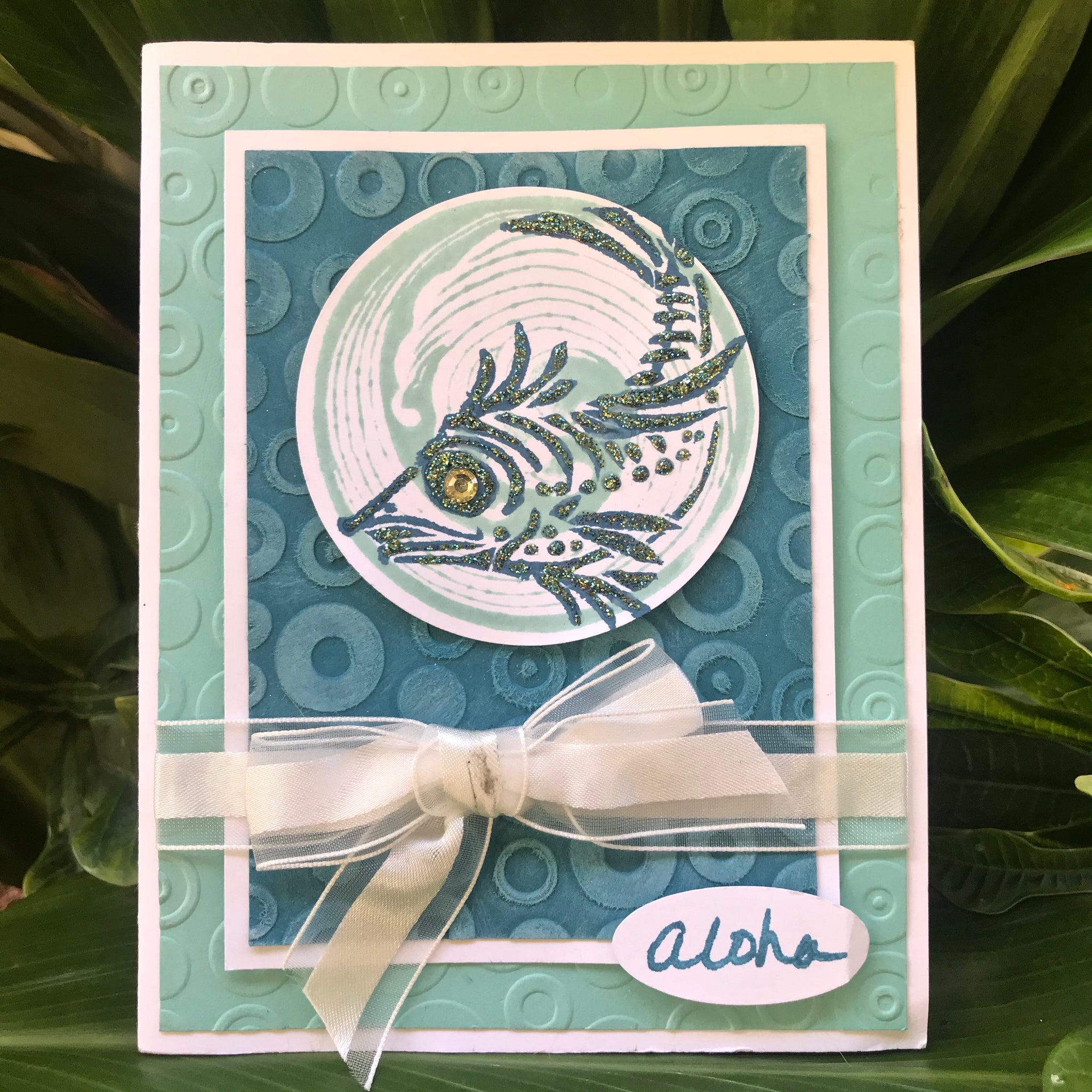 X-Large Wave Stamp– Rubber Stamp Plantation