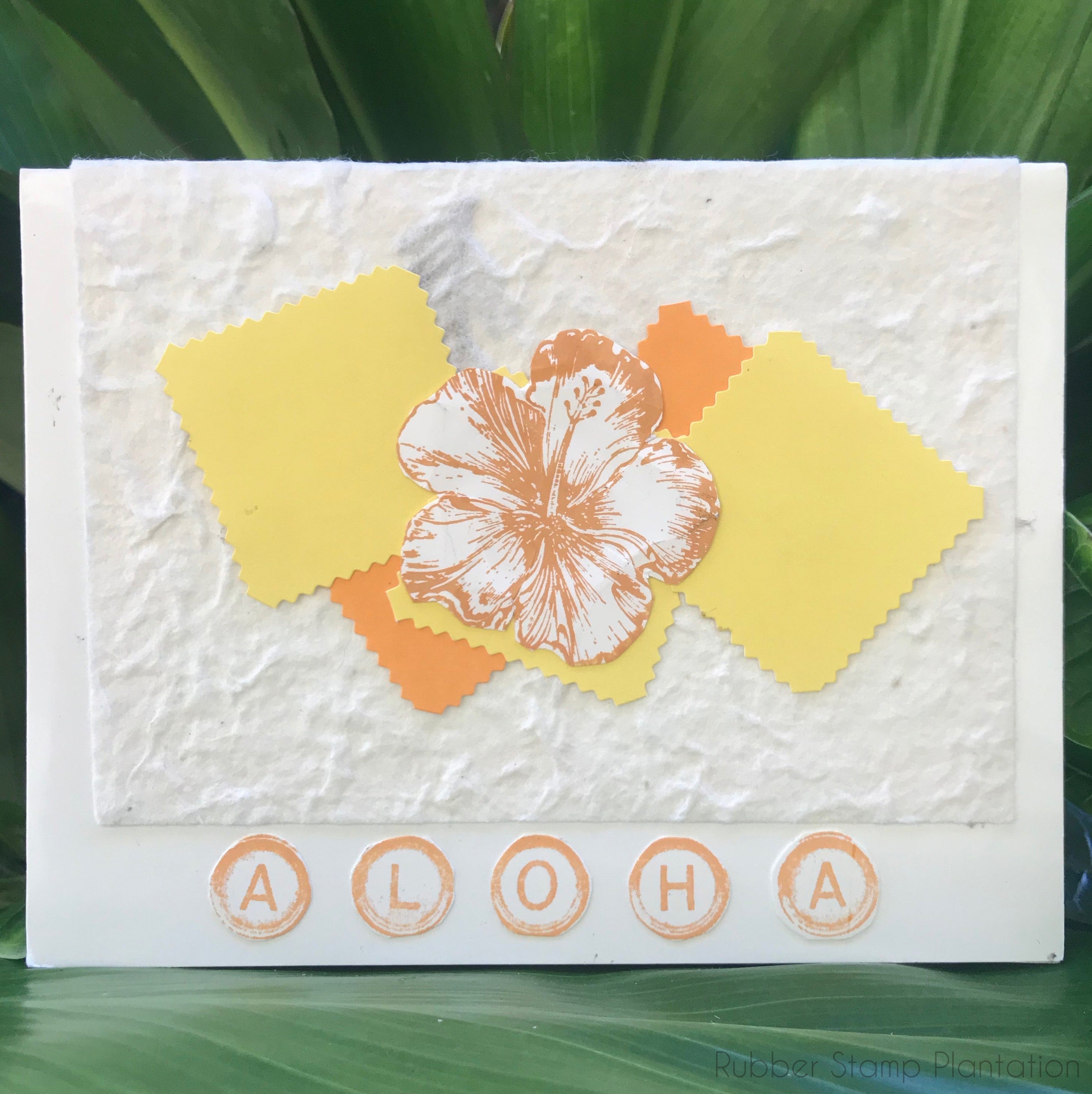 Hibiscus Stamp– Rubber Stamp Plantation